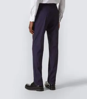 Prada Cotton-blend Poplin Straight Trousers