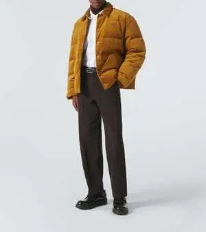 Prada Cotton Corduroy Puffer Jacket