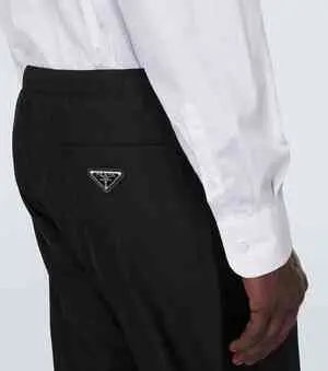 Prada Silk Blend Sweatpants