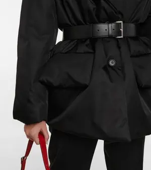 Prada Re-nylon Belted Padded Jacket