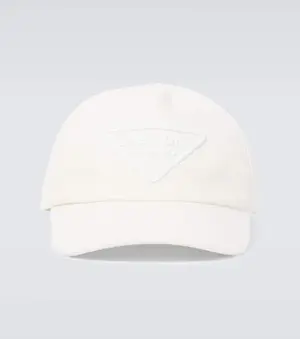 Prada Logo Baseball Cap - White