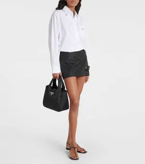 Prada Patent Leather Thong Sandals