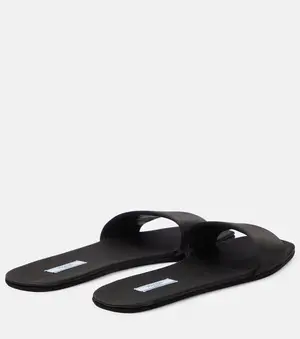 Prada Silk Satin Slides