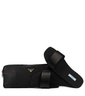 Prada Silk Satin Slides