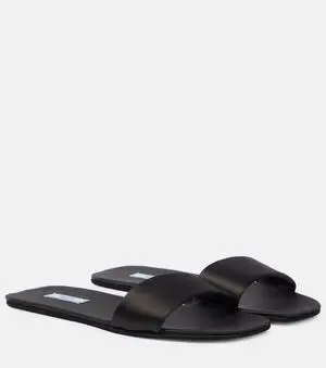 Prada Silk Satin Slides