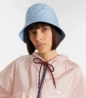 Prada Re-nylon Bucket Hat - Blue