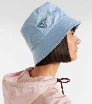 Prada Re-nylon Bucket Hat - Blue
