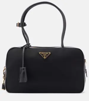 Prada Re-nylon And Leather Shoulder Bag