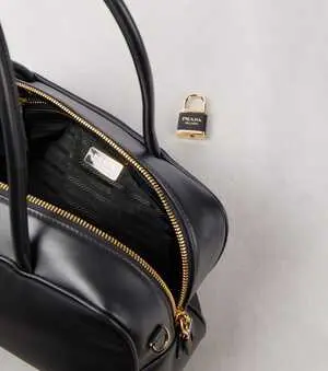 Prada Re-nylon And Leather Shoulder Bag