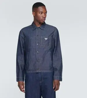 Prada Cotton And Linen Overshirt