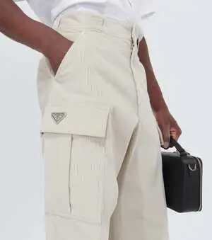 Prada Cotton Cargo Pants