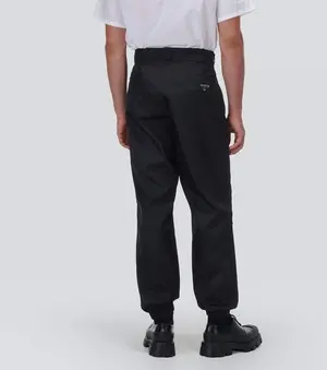 Prada Re-nylon Barrel-leg Pants