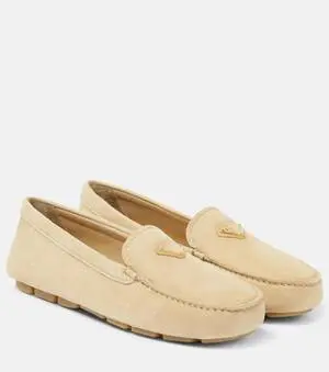 Women's Beige Loafers Flats