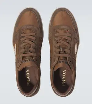 Prada Downtown Sneakers - Brown