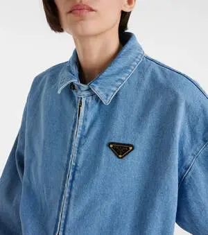 Prada Logo Denim Jacket
