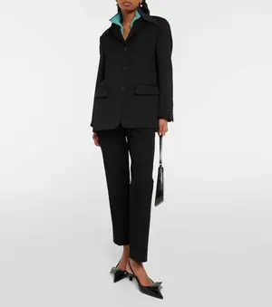 Prada Wool Gabardine Blazer