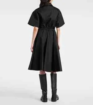 Prada Re-nylon Midi Shirt Dress