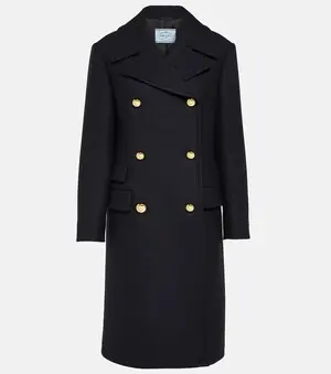 Prada Double Breasted Coats For Women