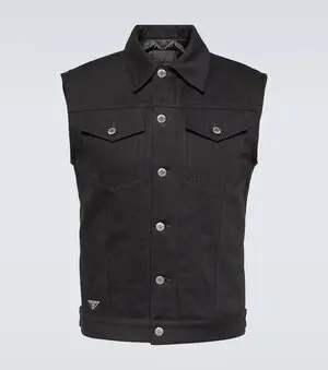 Prada Button Detailed Vests For Men