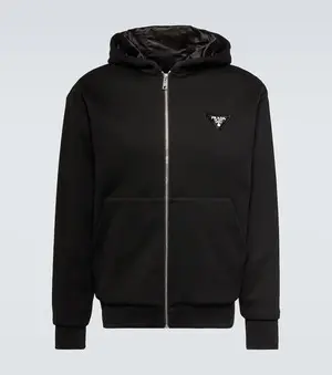 Prada Cotton-blend Fleece Jacket