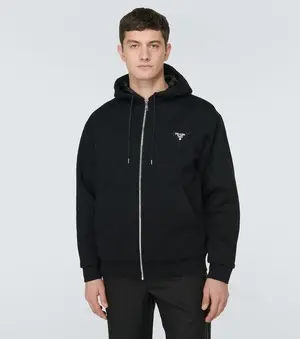 Prada Cotton-blend Fleece Jacket