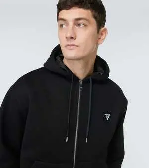 Prada Cotton-blend Fleece Jacket