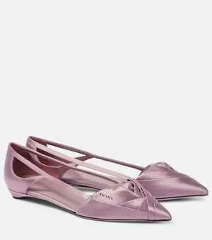 Prada Elastic Flats For Women