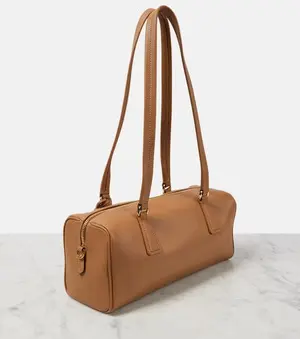 Prada Leather Shoulder Bag - Brown