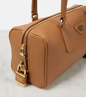Prada Leather Shoulder Bag - Brown