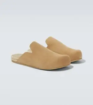 Prada Suede Clogs