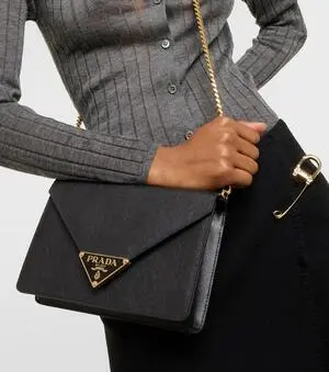 Prada Small Leather Crossbody Bag
