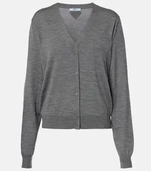 Prada Virgin Wool Cardigan