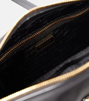 Prada Re-nylon And Leather Medium Tote