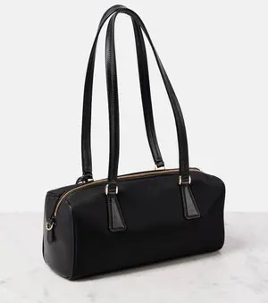 Prada Re-nylon And Leather Medium Tote