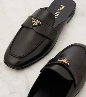 Prada Leather Mules