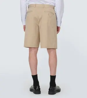 Prada Cotton-blend Drawstring Shorts