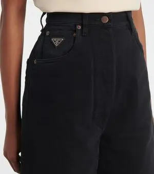 Prada High-rise Wide-leg Jeans
