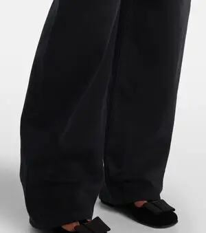Prada High-rise Wide-leg Jeans