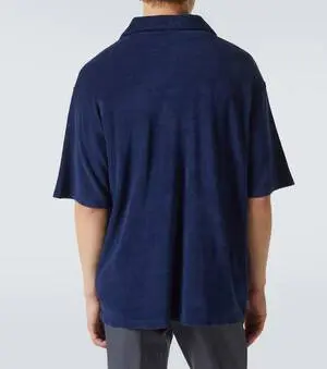 Prada Cotton Terry Bowling Shirt