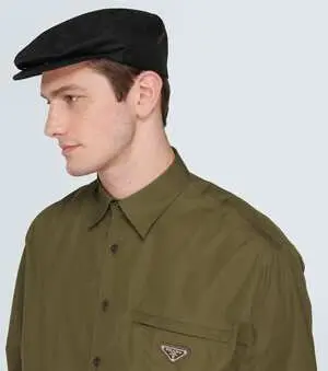 Prada Logo Beret