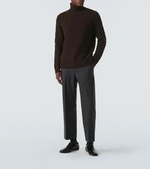Prada Wool And Cashmere Turtleneck Sweater