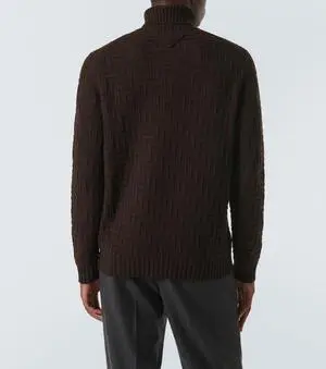 Prada Wool And Cashmere Turtleneck Sweater