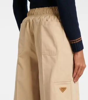 Prada Cotton Poplin Straight Leg Pants
