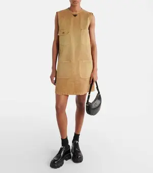 Prada Cotton Canvas Shift Dress