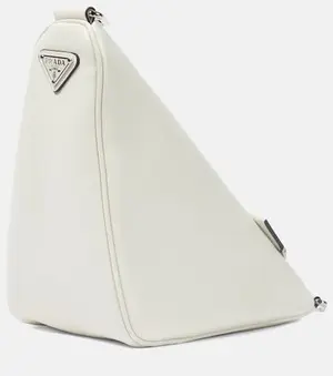 Prada Triangle Leather Shoulder Bag