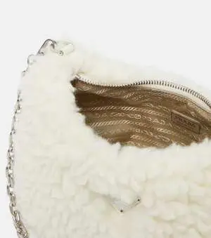 Prada Re-edition 2005 Small Shoulder Bag - White