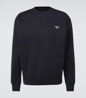 Prada Cotton-blend Jersey Sweatshirt