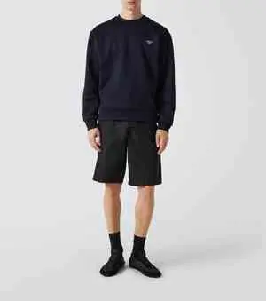 Prada Cotton-blend Jersey Sweatshirt