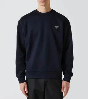 Prada Cotton-blend Jersey Sweatshirt