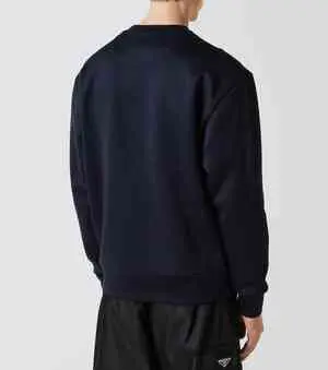 Prada Cotton-blend Jersey Sweatshirt